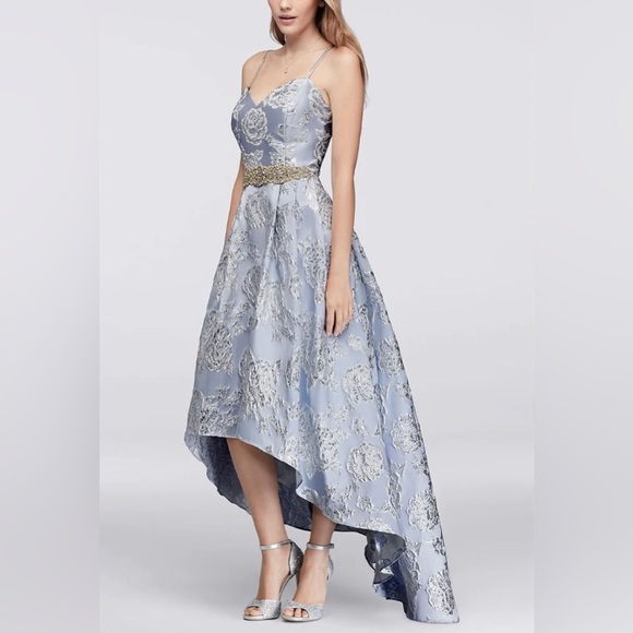 Cachet | Dresses | Cachet Embellished Hi Lo Gown Formal Beaded Size 6 ...